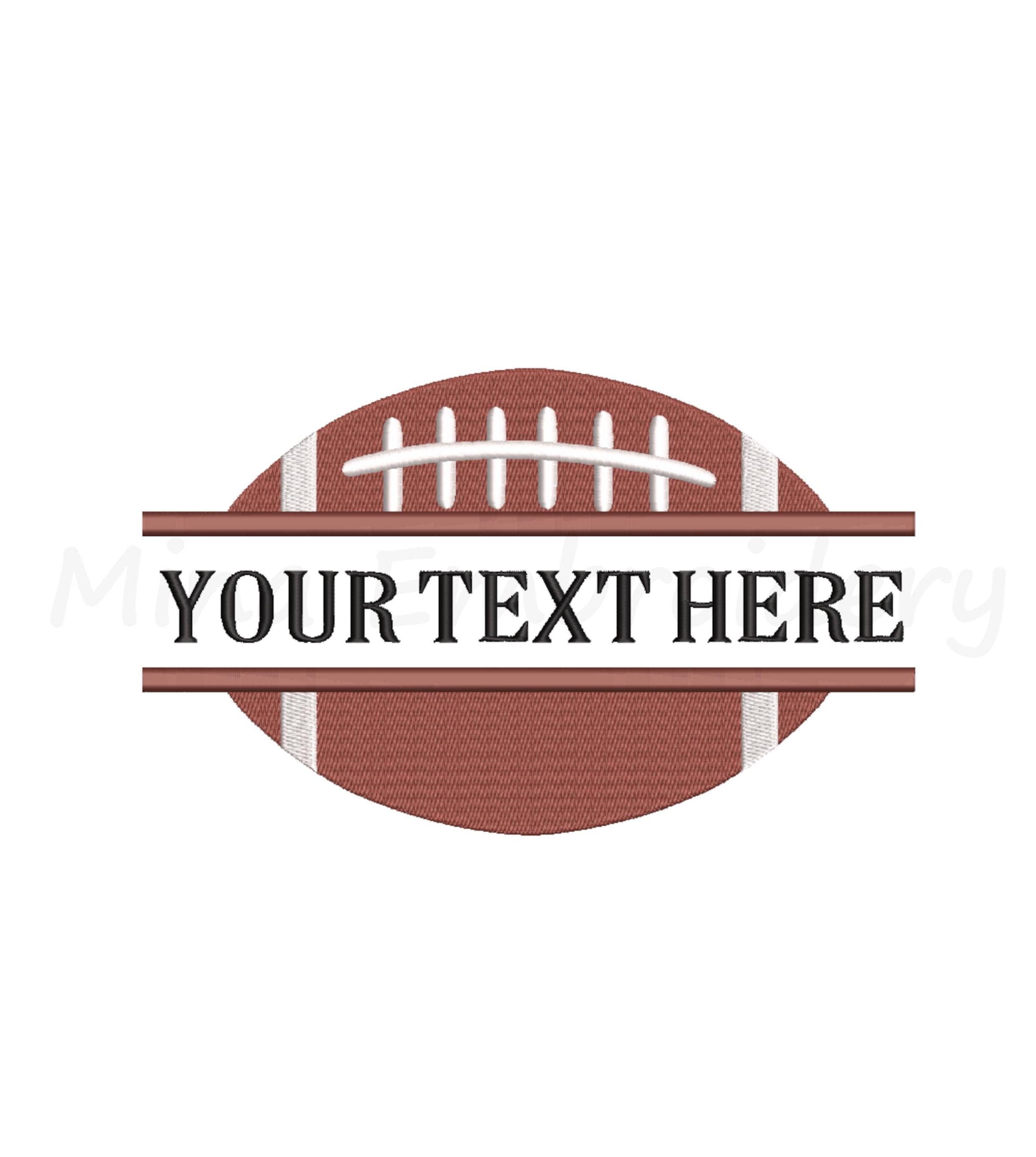 Split Football Embroidery Design, Sport Embridery Design, Machine ...
