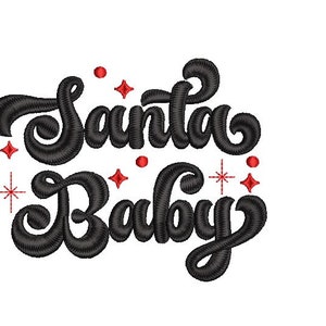 Santa Baby Embroidery Design, Christmas Embroidery Design, Machine ...