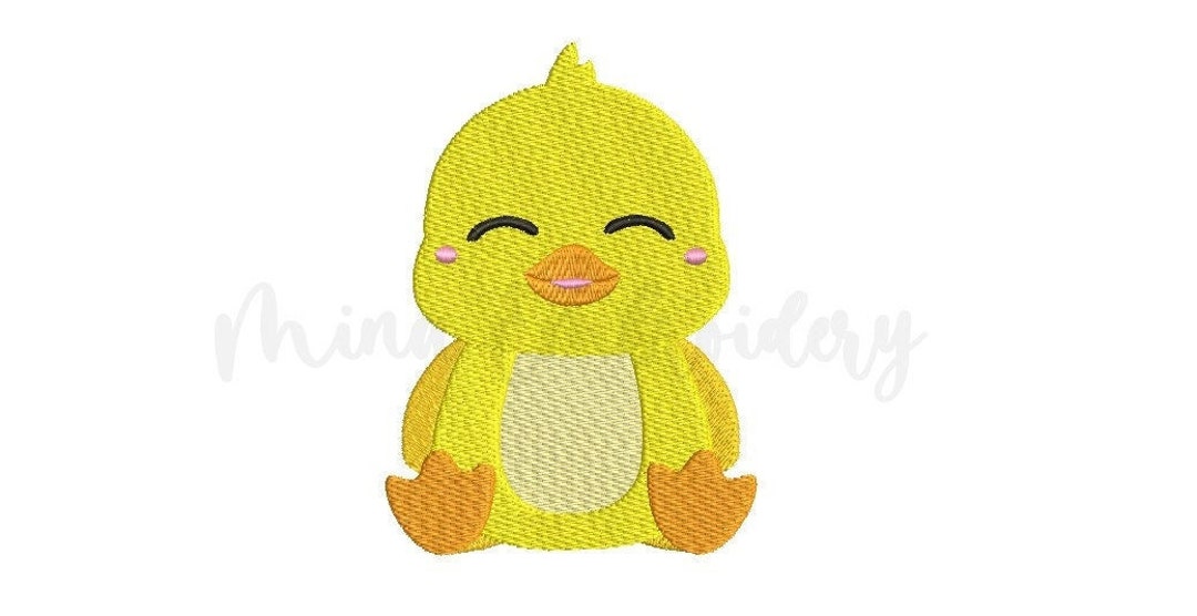 Baby Chick Embroidery Design, Animal Embroidery Design, Machine ...