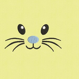 Baby Boy Bunny Face Embroidery Design, Easter Embroidery Design ...