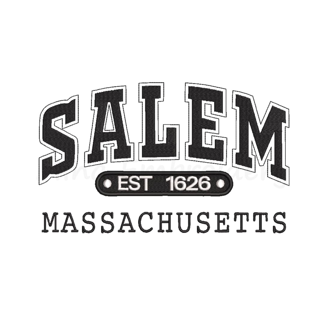 Salem Embroidery Design, Halloween Embroidery Design, Machine ...