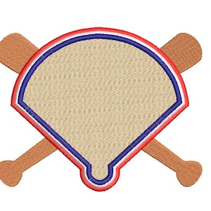 Baseball Home Plate Embroidery Design: Sport Applique (instant Download ...