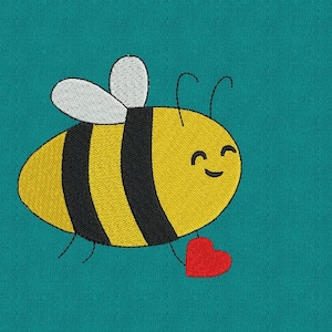 Cute Baby Bee Embroidery Design, Animal Embroidery Design, Animal ...