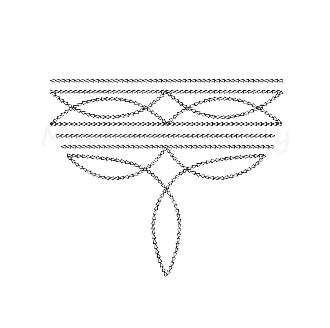 Western Boot Stitch Stitching Embroidery Design, Machine Embroidery ...