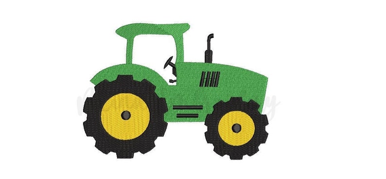 Farm Tractor Embroidery Design Machine Embroidery Design 5 - Etsy