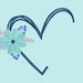 Split Heart Flower Embroidery Design, Flower Frame Embroidery Design ...
