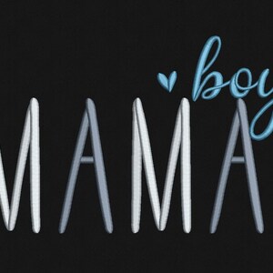 Boy Mama Embroidery Design: Machine Embroidery Pattern (instant ...