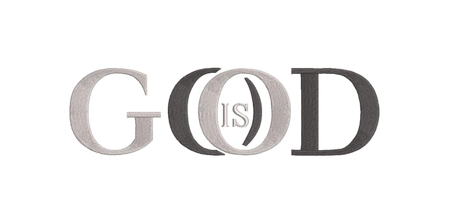 Gos is Good Embroidery Design, Machine Embroidery Design, 6 Sizes ...