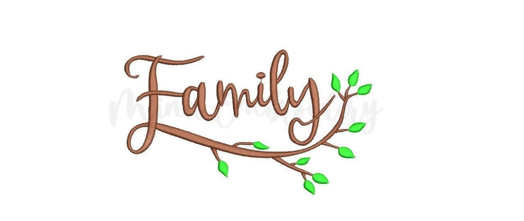 Family Embroidery Design, Flower Family Embroidery Design, Machine ...