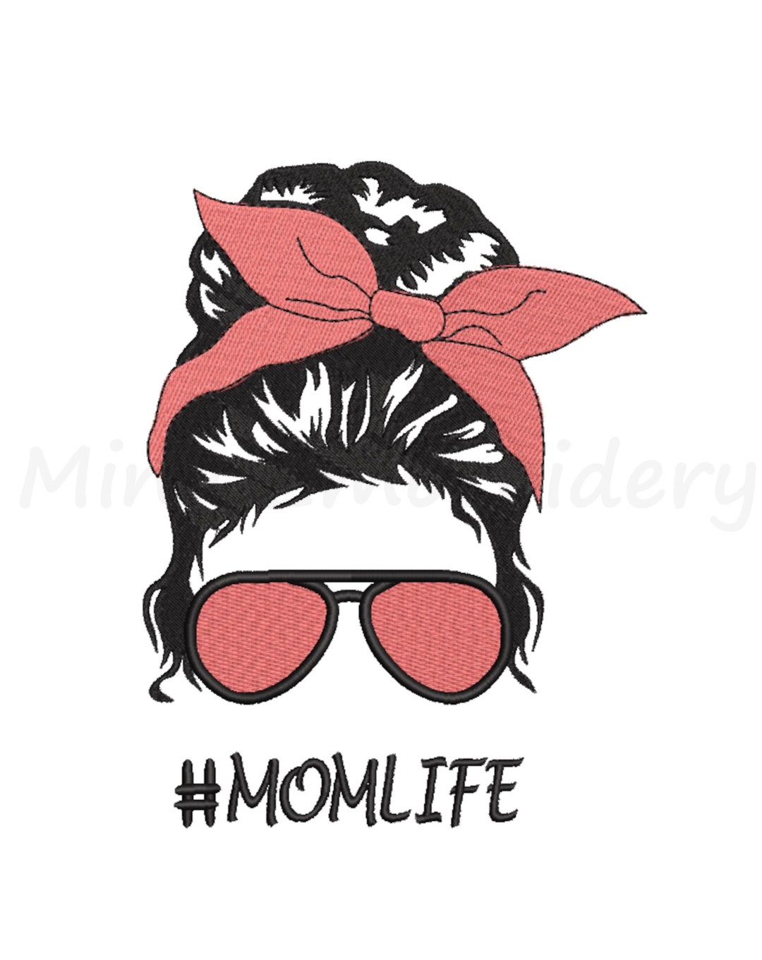 Mom Life Embroidery Design, Woman Embroidery Design, Machine Embroidery ...