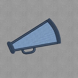 MINI Megaphone Embroidery Design, Cheer Megaphone Embroidery Design ...