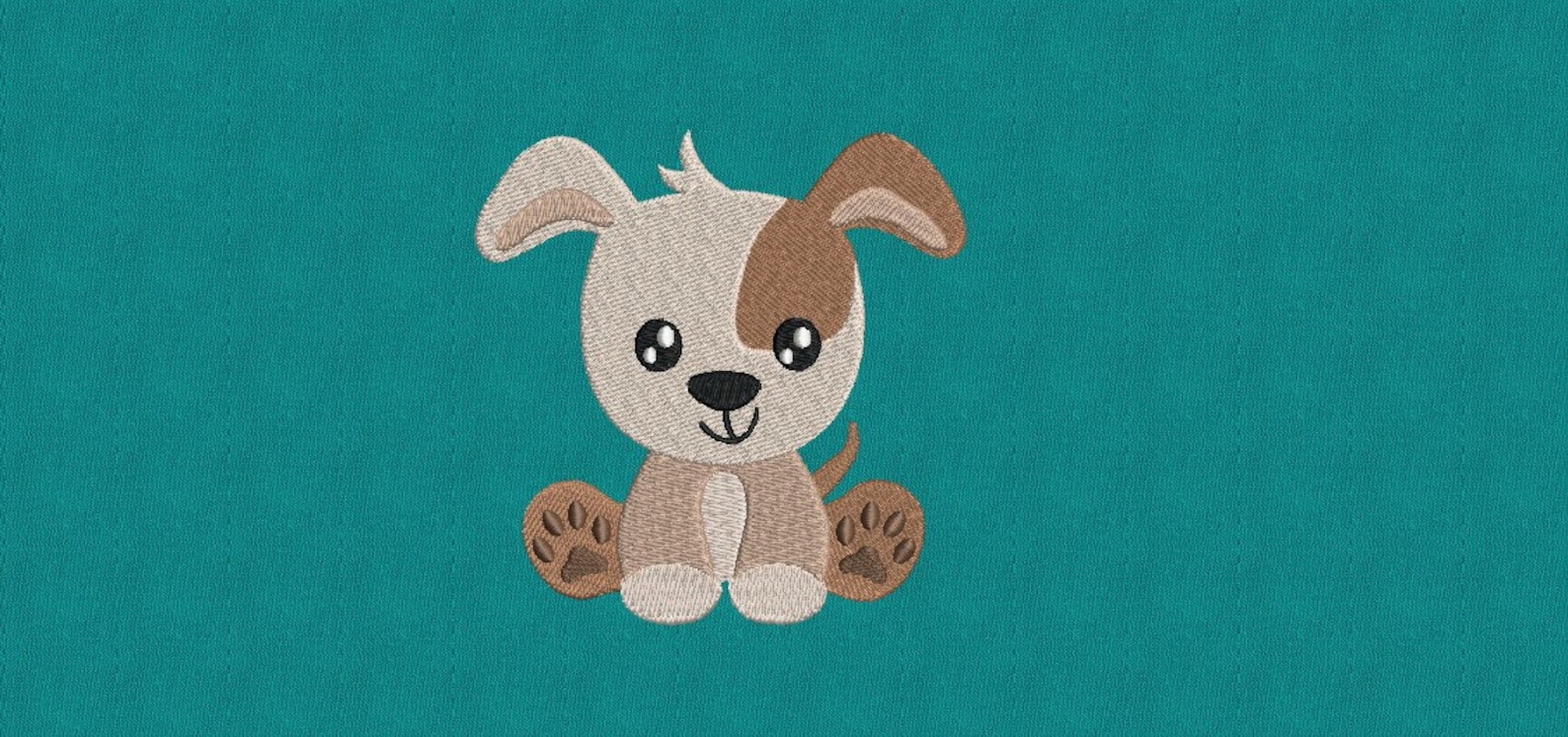 Puppy Embroidery Design, Animal Embroidery Design, Machine Embroidery ...