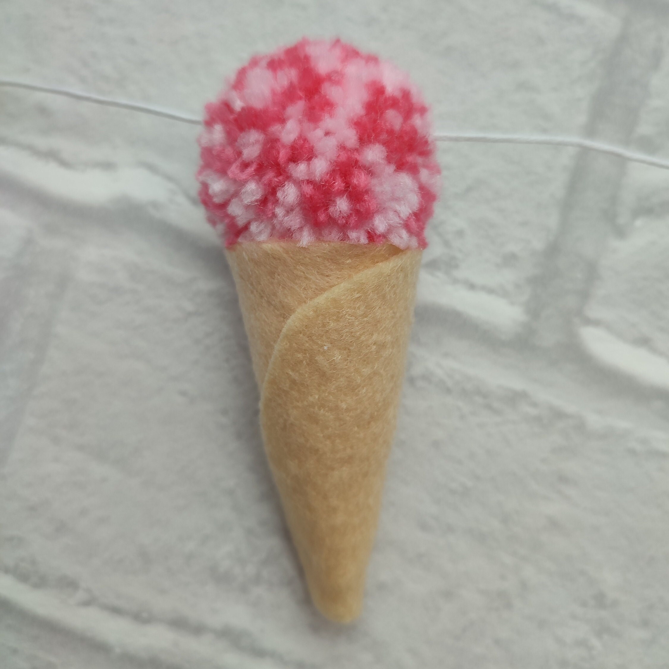 Pom Pom Ice Cream Garland 1m Pom Pom Ice Cream Bunting - Etsy UK