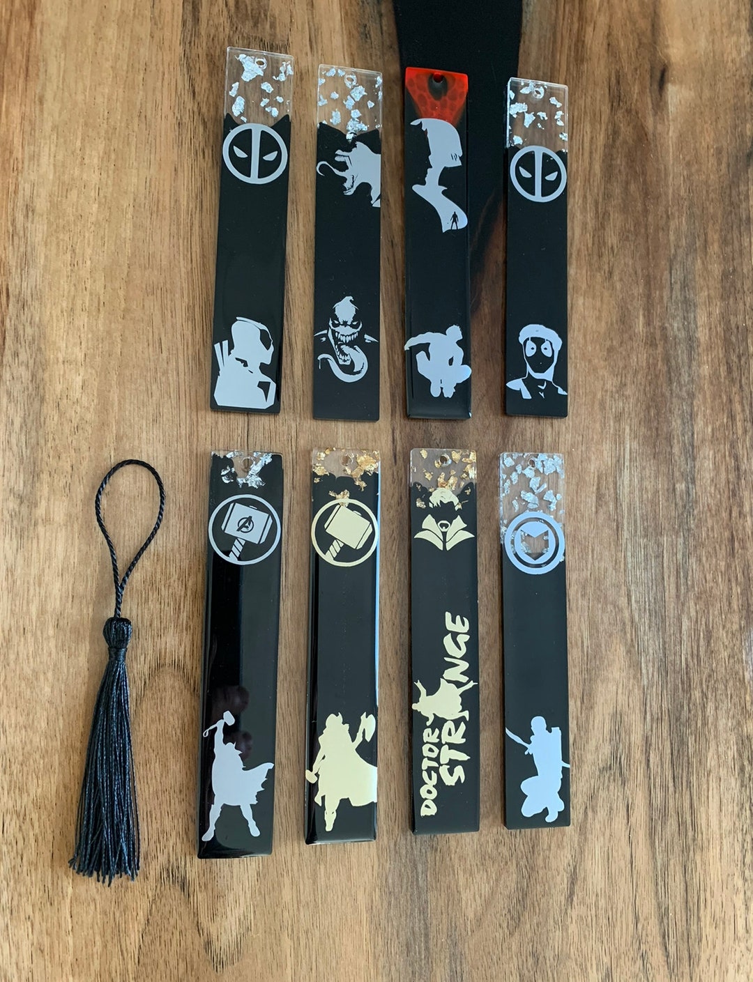 Marvel Universe Inspired Bookmark Gift Idea Doctor Strange Deadpool ...