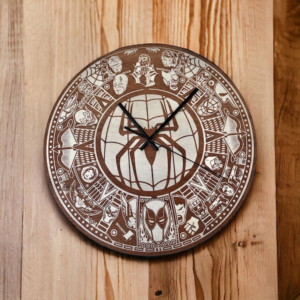 Spiderman Clocks - Etsy