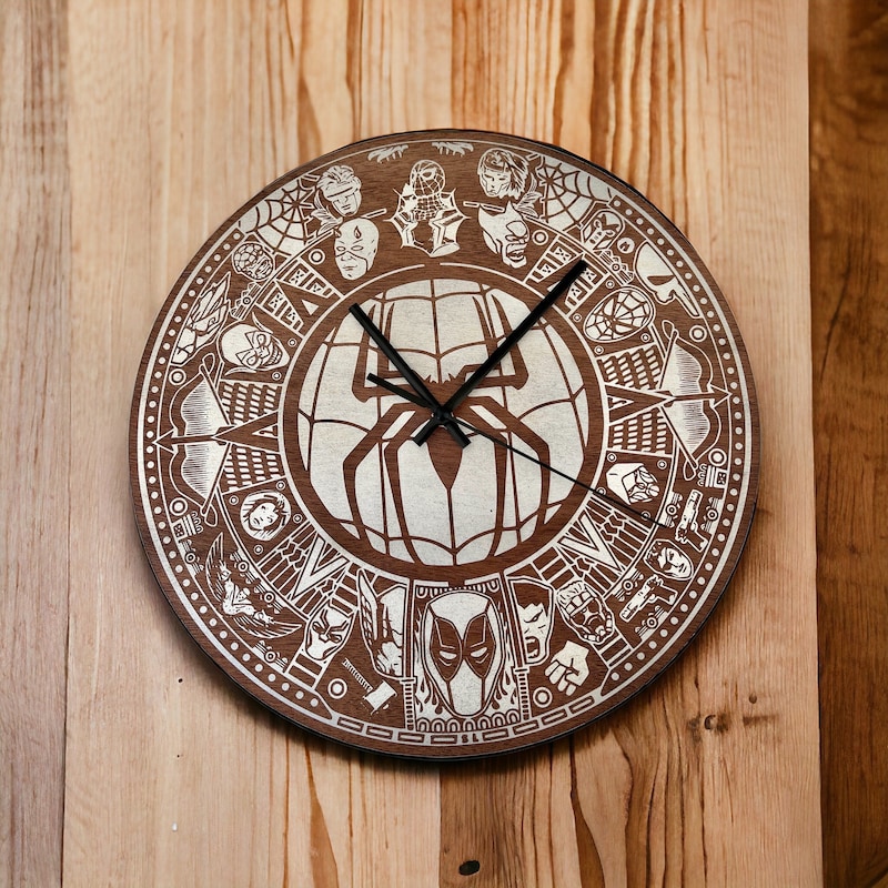 Spiderman Clocks - Etsy