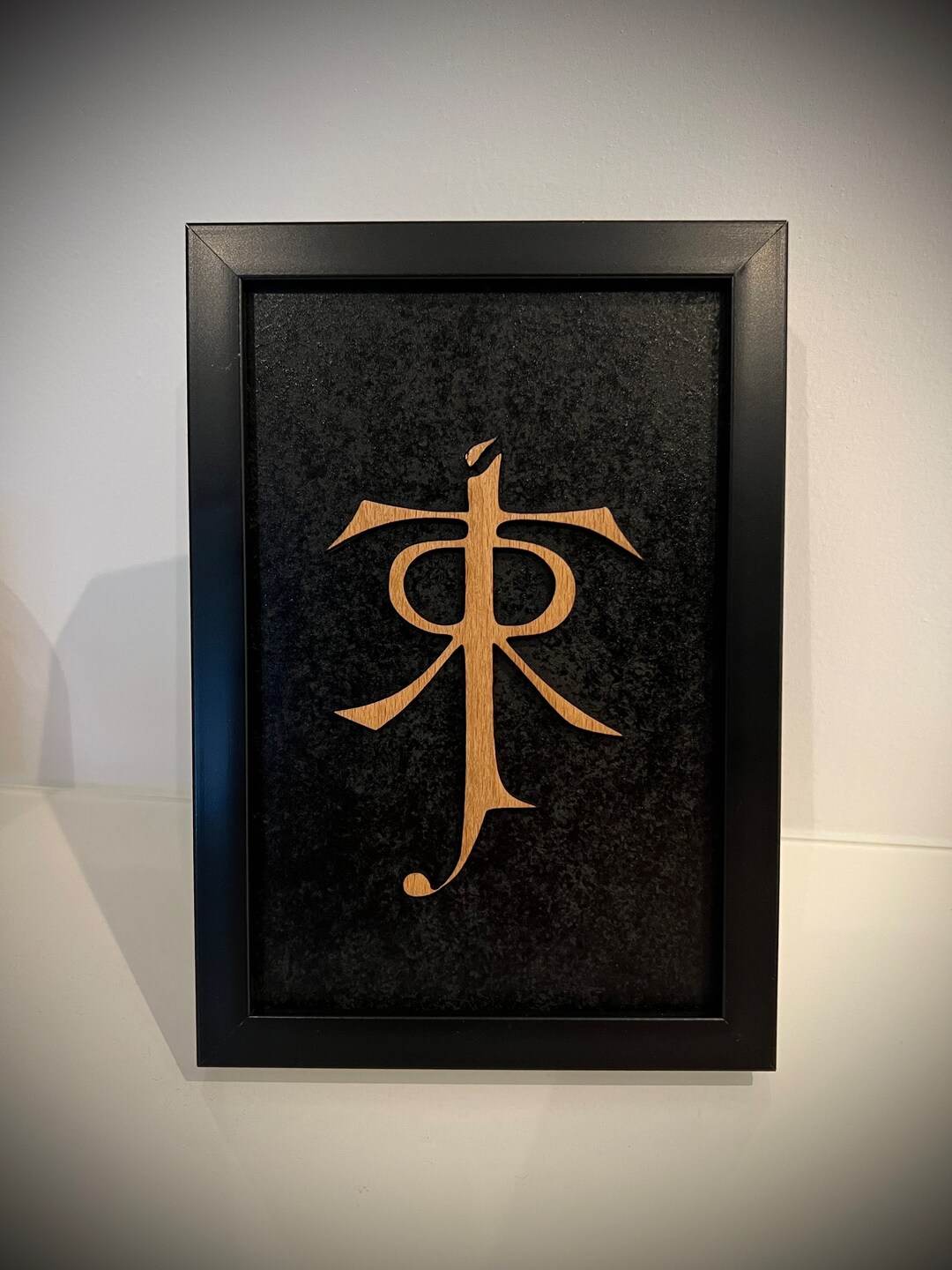 Tolkien Symbol Table in Beech Wood to Pose Gift for Fans - Etsy