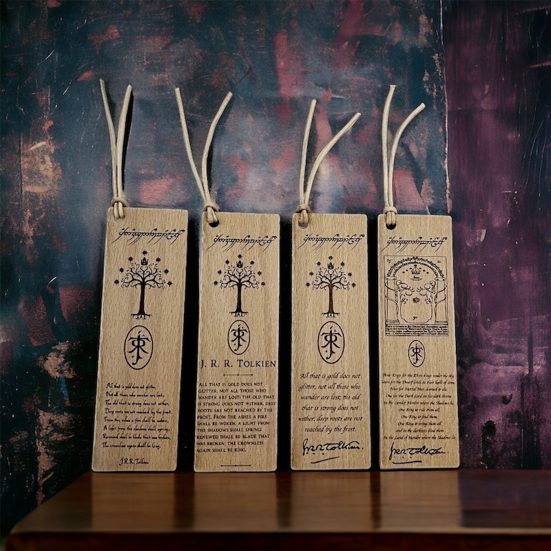 Tolkien Bookmarks - Etsy
