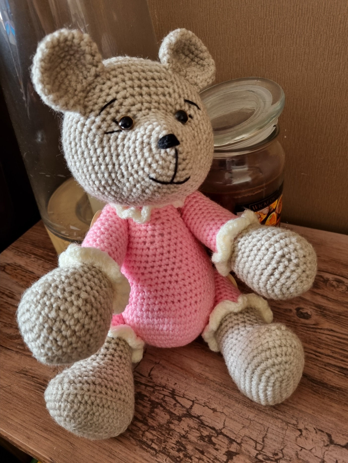 Nursery Teddy Bear Crochet Pdf Pattern - Etsy
