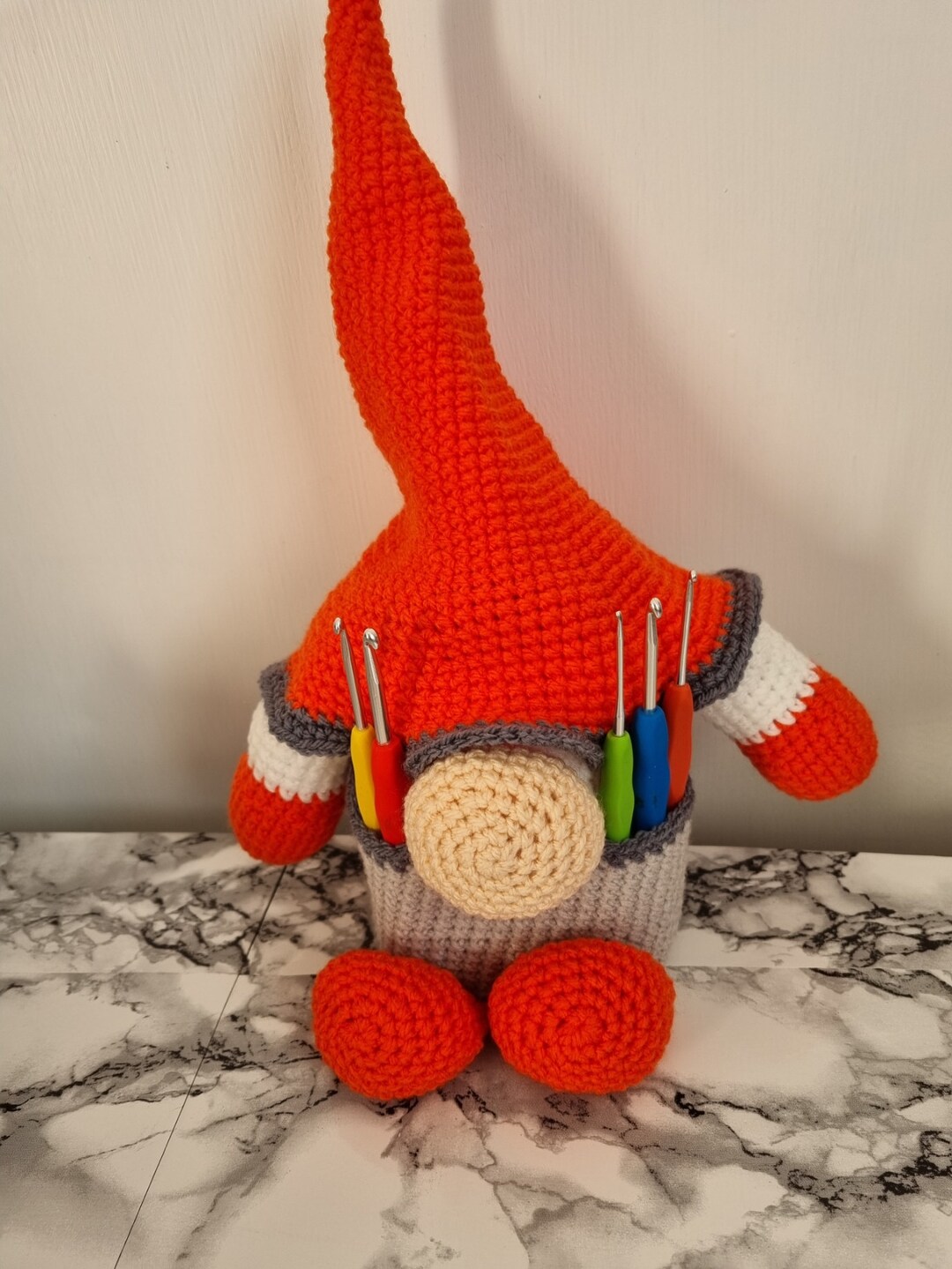 Gnome Secret Jar and Desk Tidy Pdf Crochet Pattern - Etsy