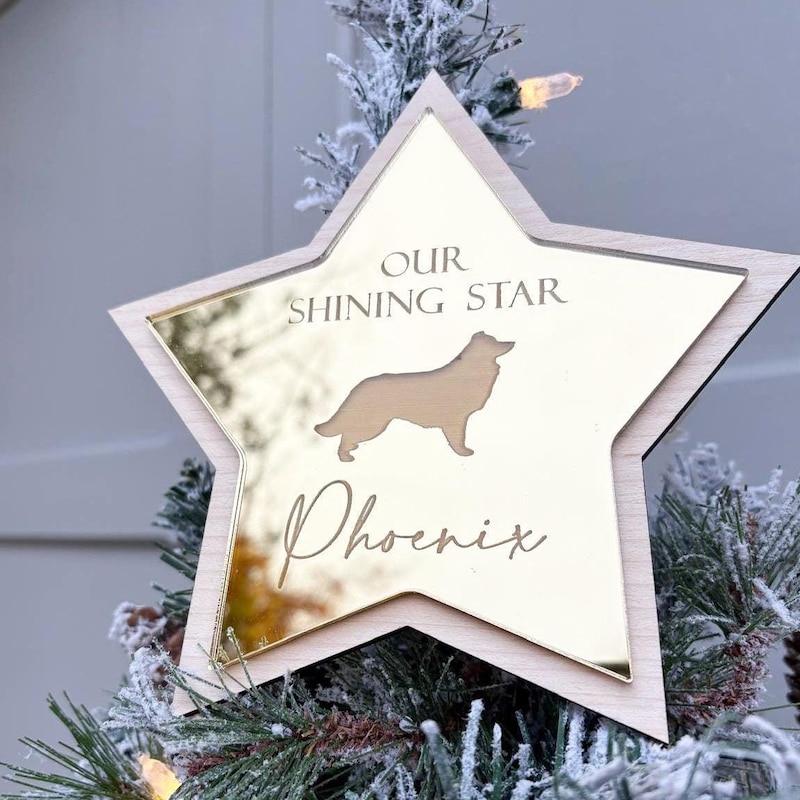 Dog Tree Topper - Etsy