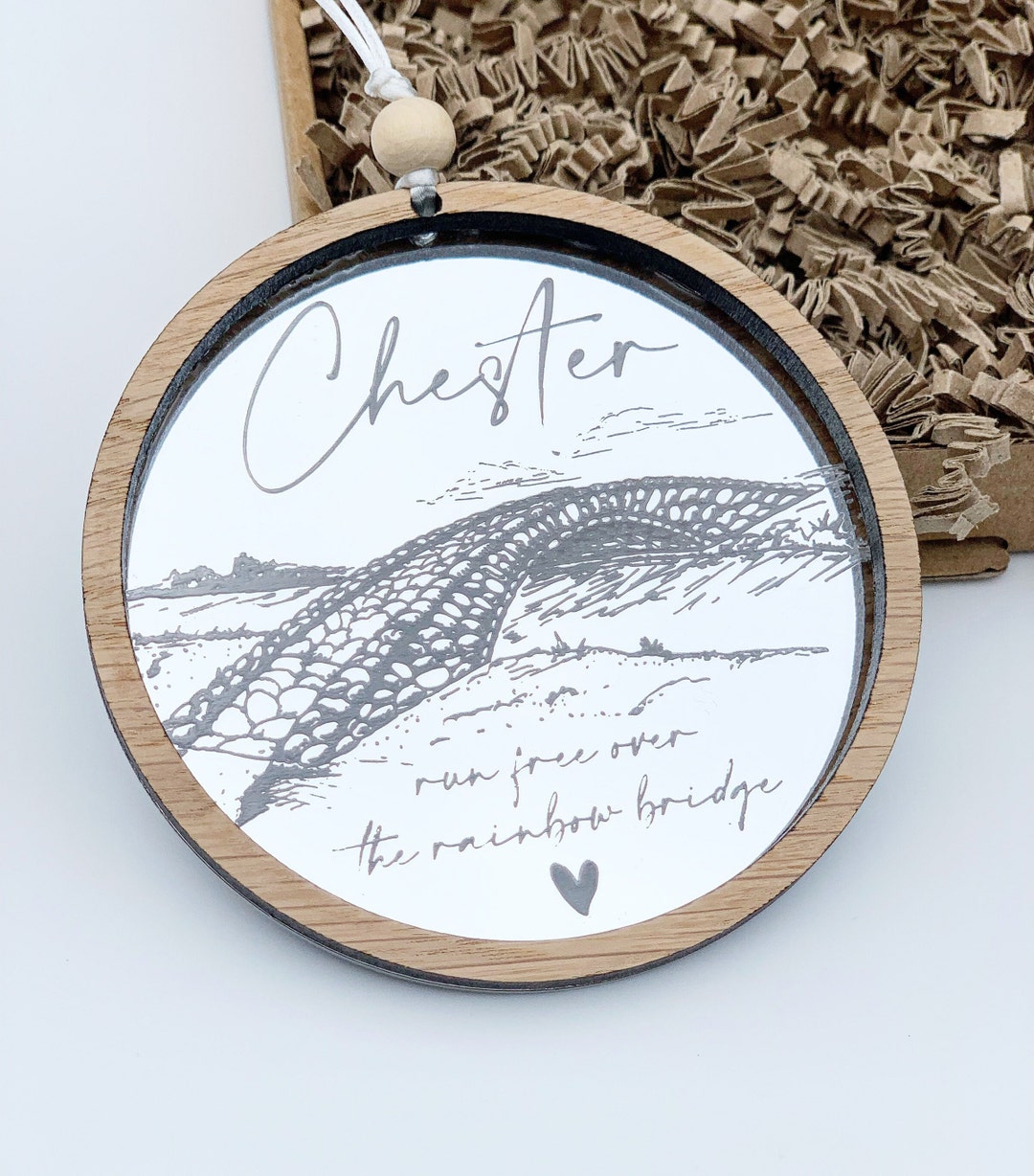 Rainbow Bridge Pet Sympathy Gift | Pet Memorial Keepsake | Pet Memorial ...