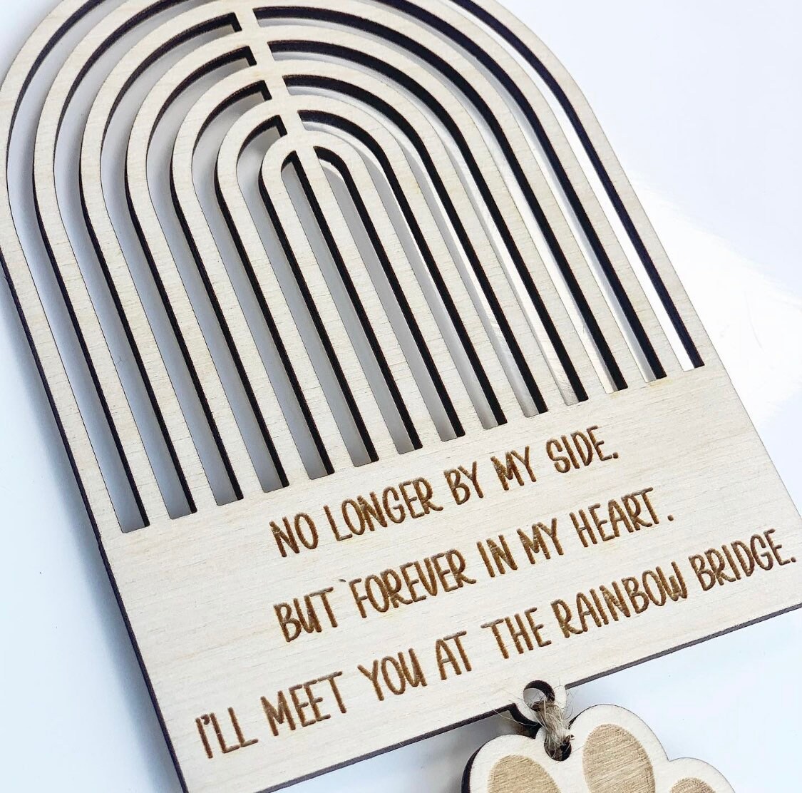 Personalised Pet Memorial Keepsake Rainbow Bridge Gift - Etsy