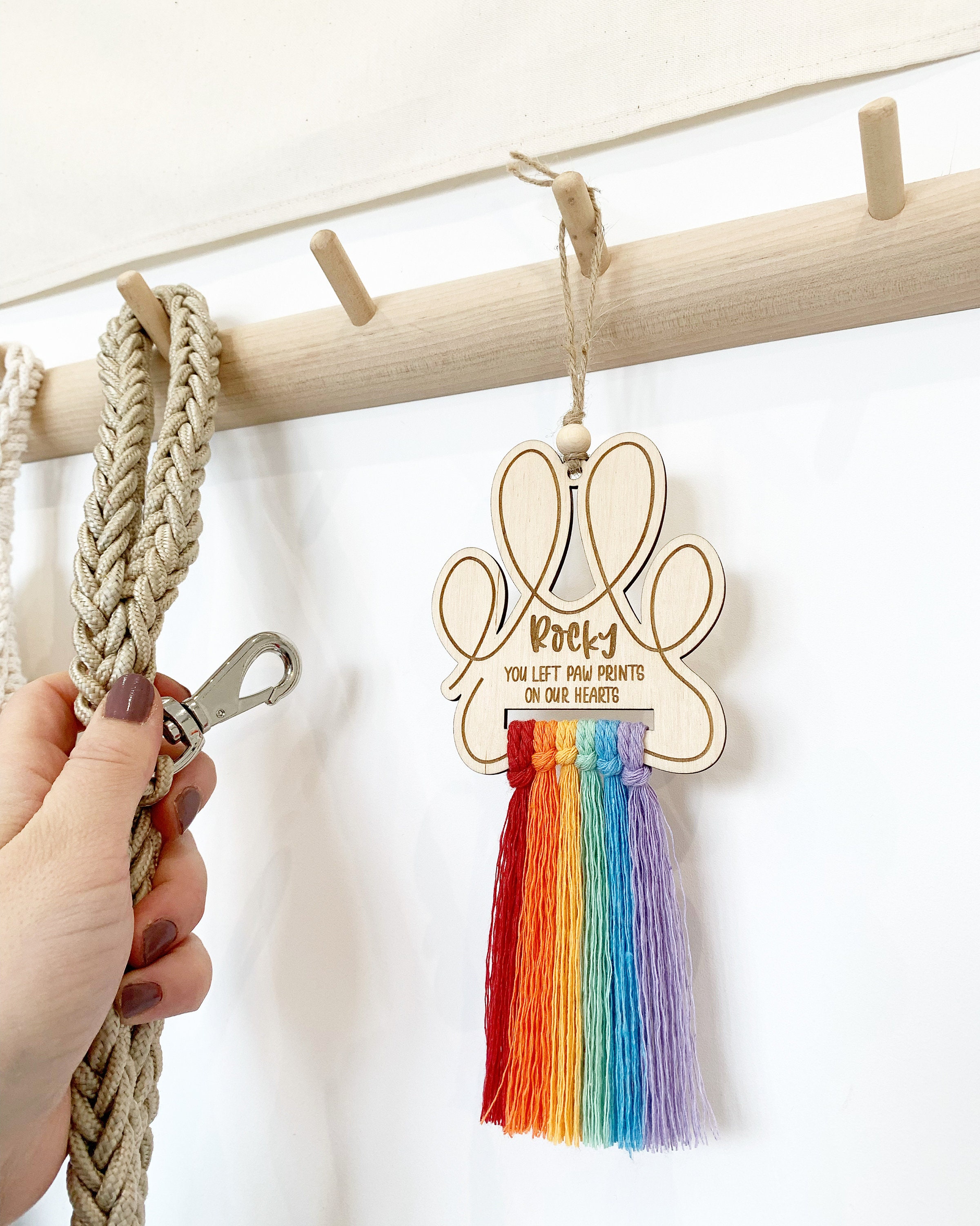 Rainbow Bridge Plaque, Dog Sympathy Gift, Cat Sympathy Gift, Pet Loss ...