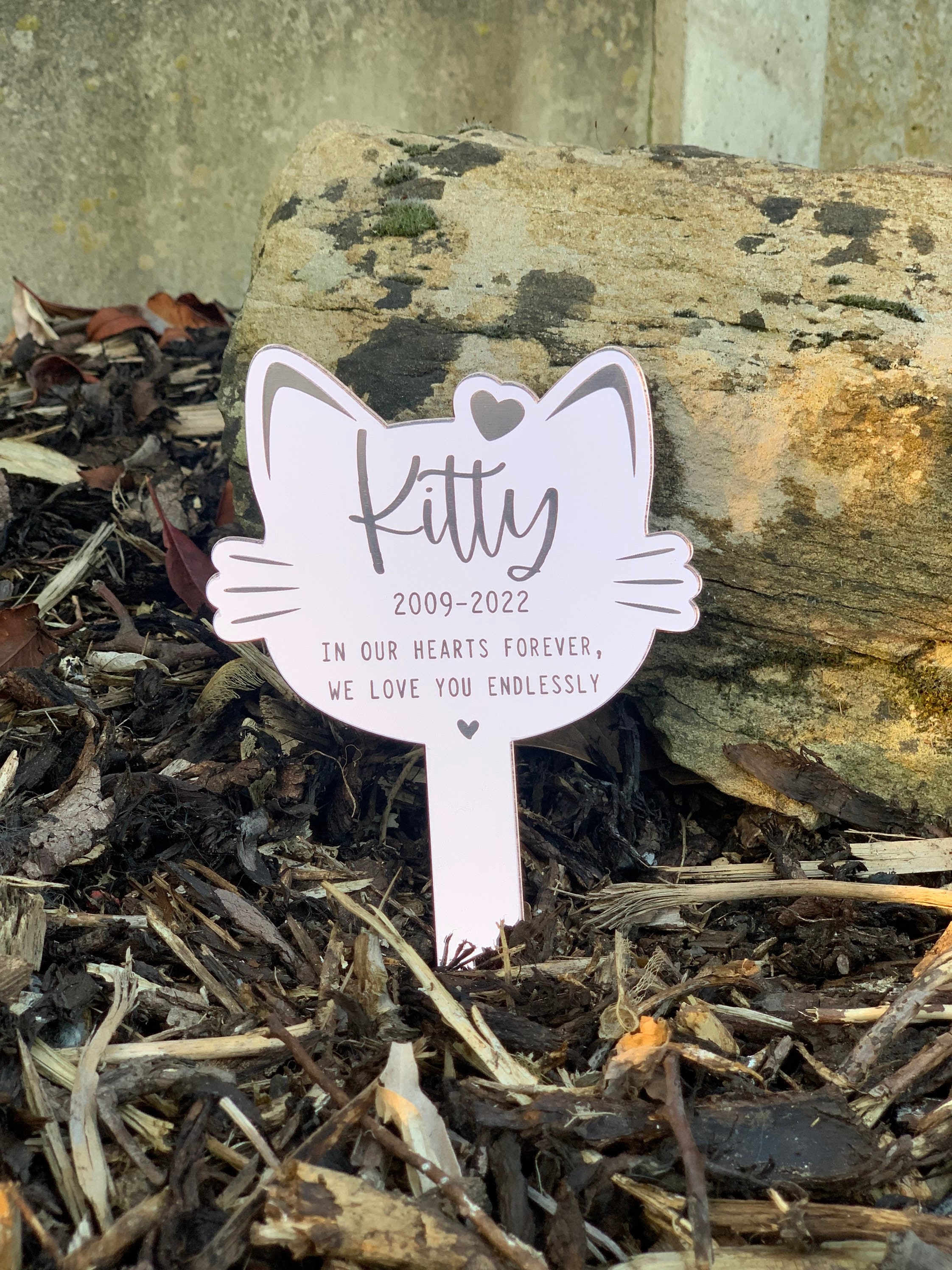In Memory of Cat Pet Memorial Marker Gift for Cat Lover Loss - Etsy