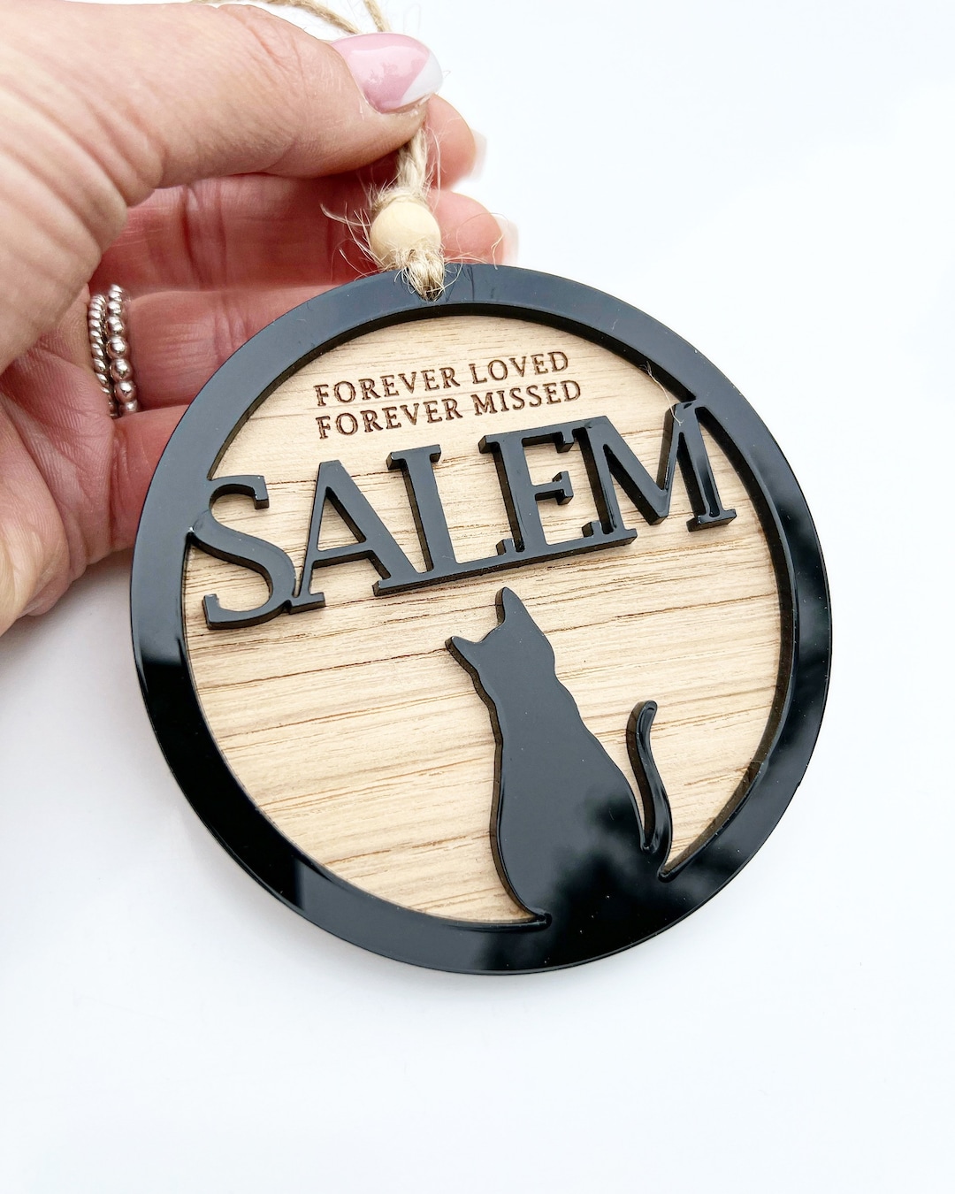 Black Cat Gift, Cat Memorial Gift, Gift for Cat Lover, Black Cat ...