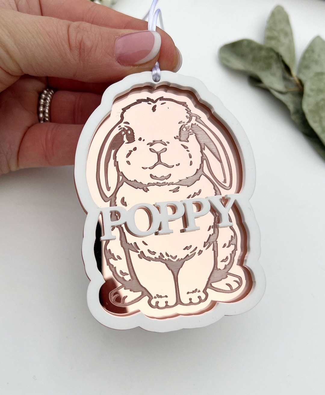 Bunny Keepsake Gift, Rabbit Memorial Gift, Rabbit Ornament, Bunny Decor ...