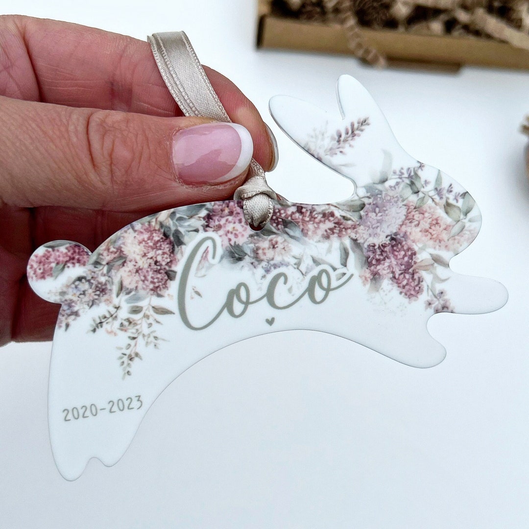 Rabbit Sympathy Gift, Pet Memorial Keepsake, Rabbit Memorial Gift ...