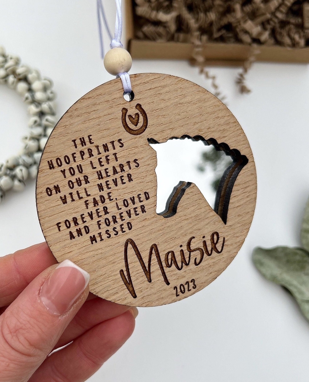 Pony Keepsake Gift, Horse Sympathy Gift, Horse Ornament, Horse Memorial ...