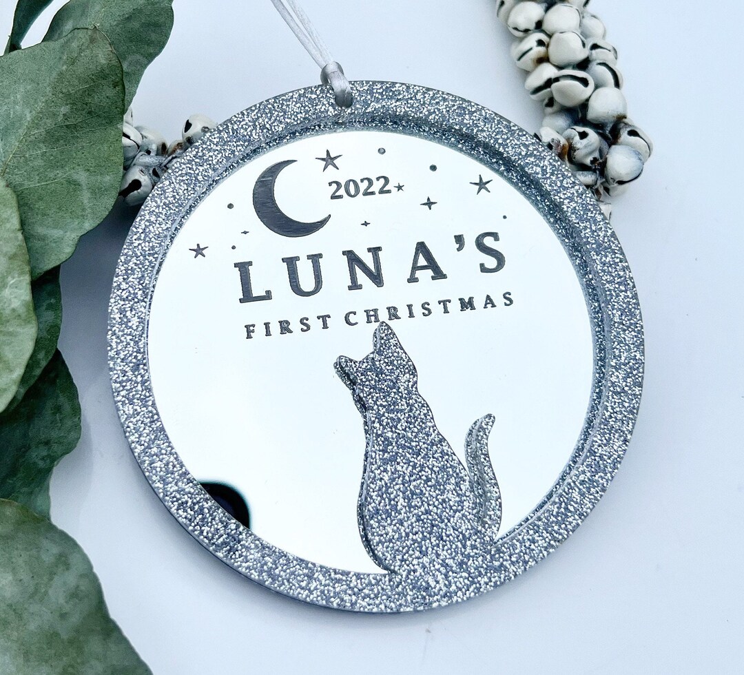 Cats First Christmas Ornament, Cats 1st Christmas Decoration, Cats 1st ...