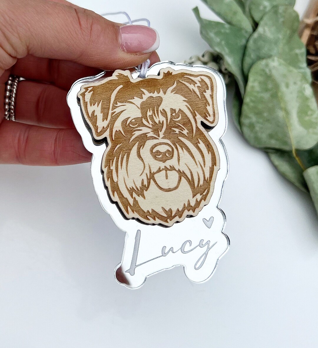 Miniature Schnauzer Ornament, Miniature Schnauzer Christmas Tree ...