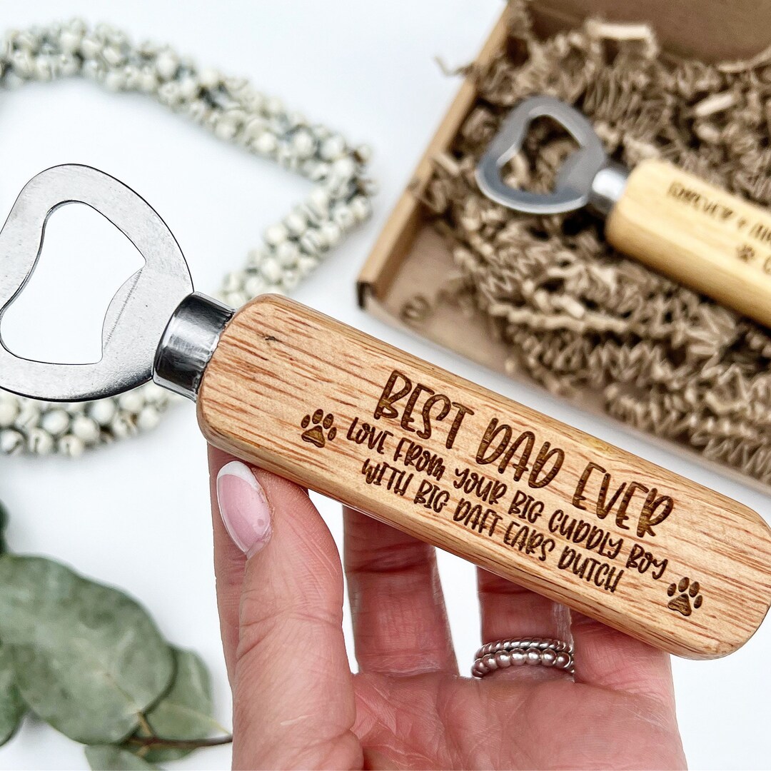 Personalised Dog Dad, Best Dog Dad Ever, Personalised Gift From the Dog ...