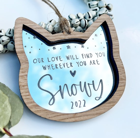 Cat Loss Gift Cat Memorial Gift Cat Christmas Ornament Cat - Etsy