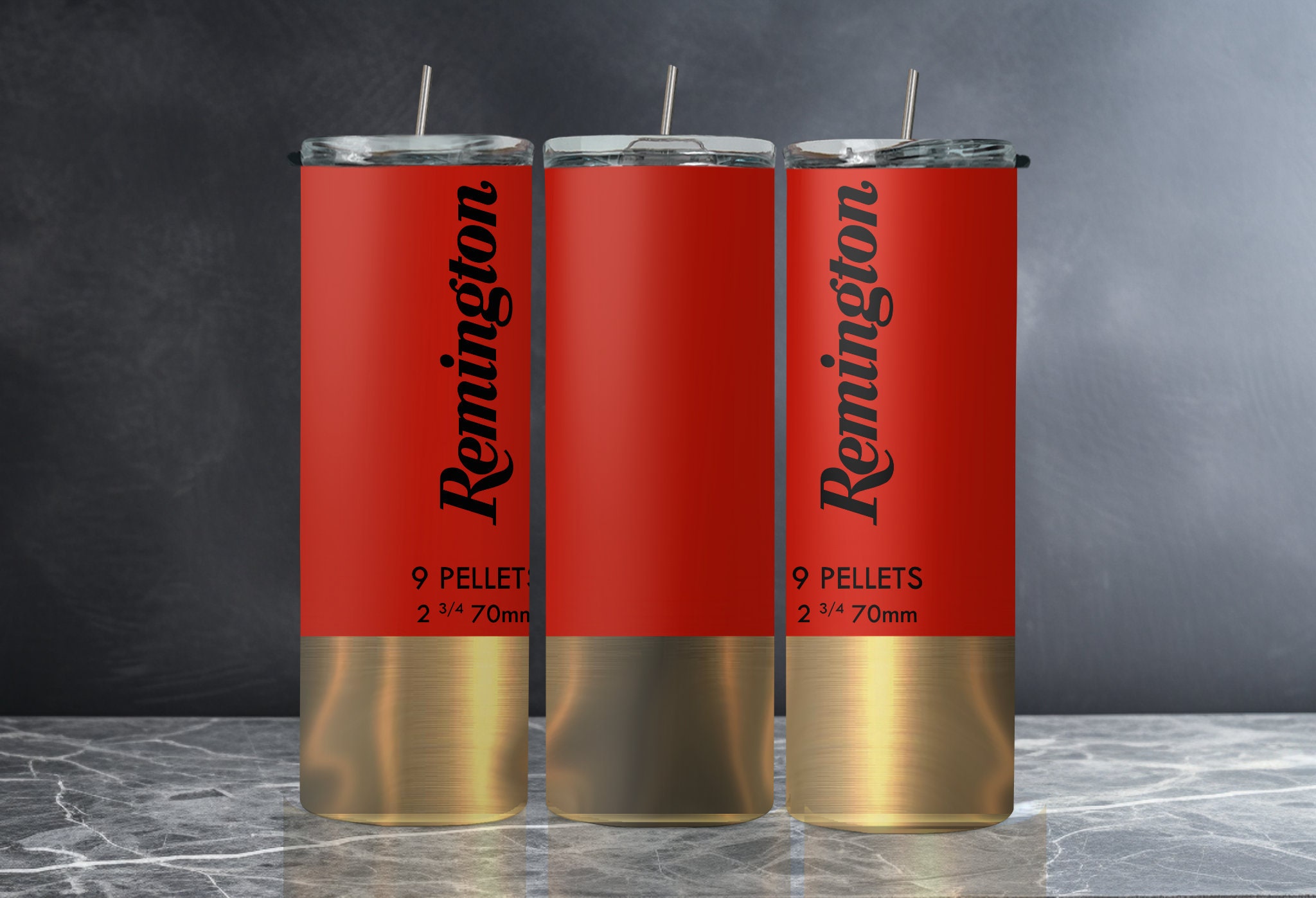 Remington Shot Gun Shell 20 Oz Skinny Tumbler - Etsy
