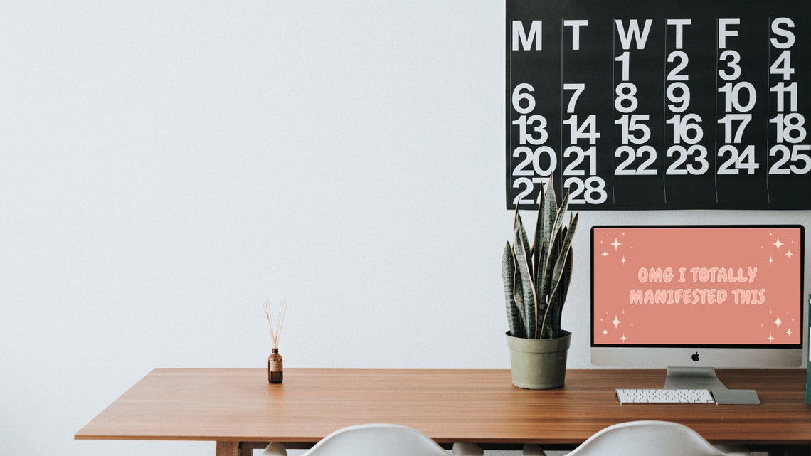 Manifestation Desktop Wallpaper Background Digital Download - Etsy