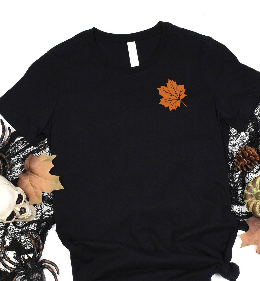 Fall Shirt Fall Leaves Shirt Halloween Maple Leaves T-shirt - Etsy