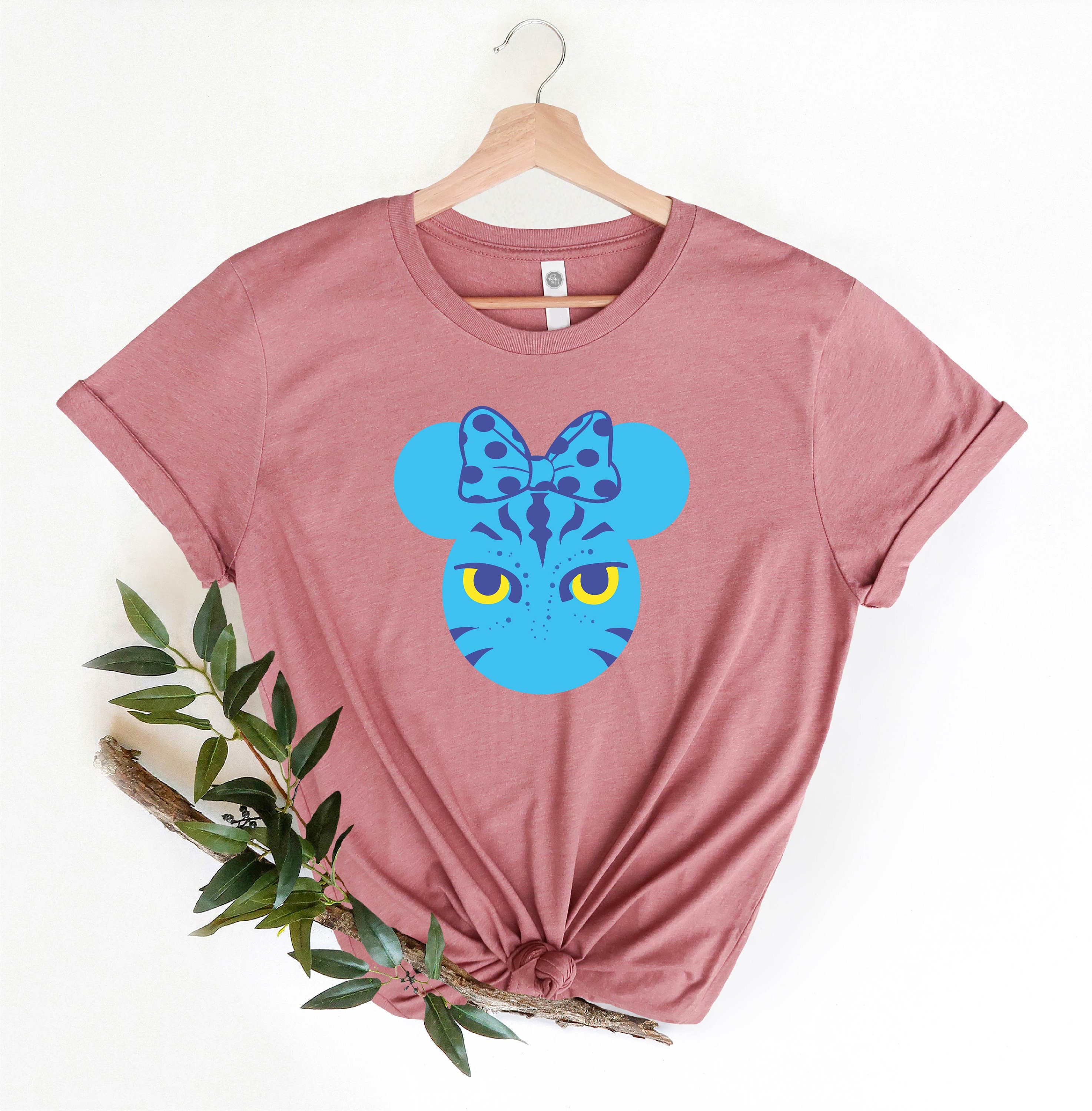 Pandora Avatar Minnie Mickey Ears Tee, Family Disney Tee, Mickey Mouse ...