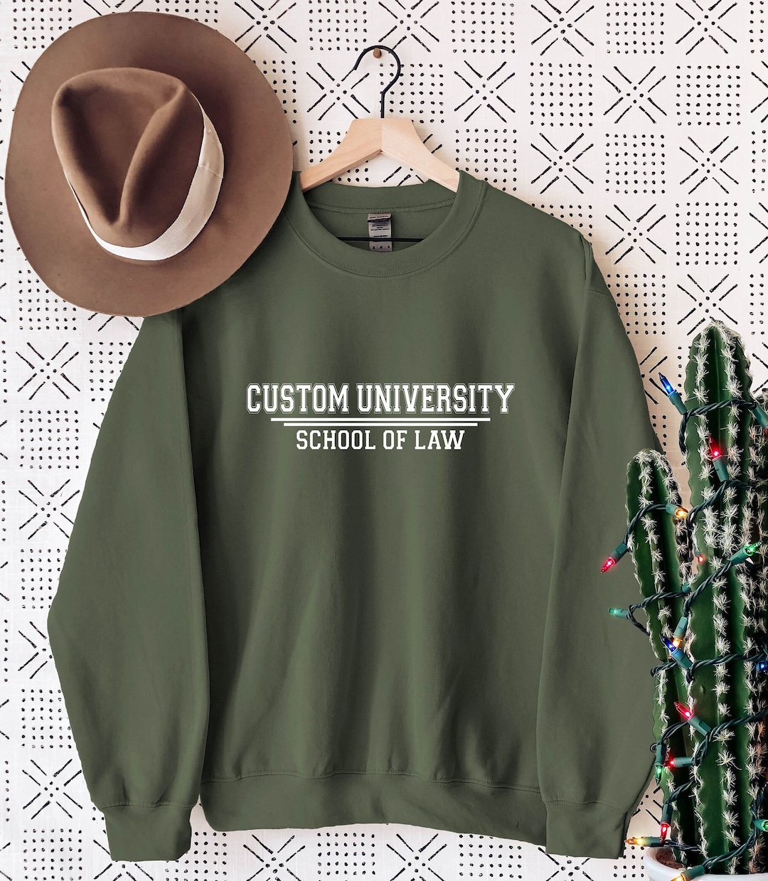 Custom University Law School Sweatshirt, Customized University ...