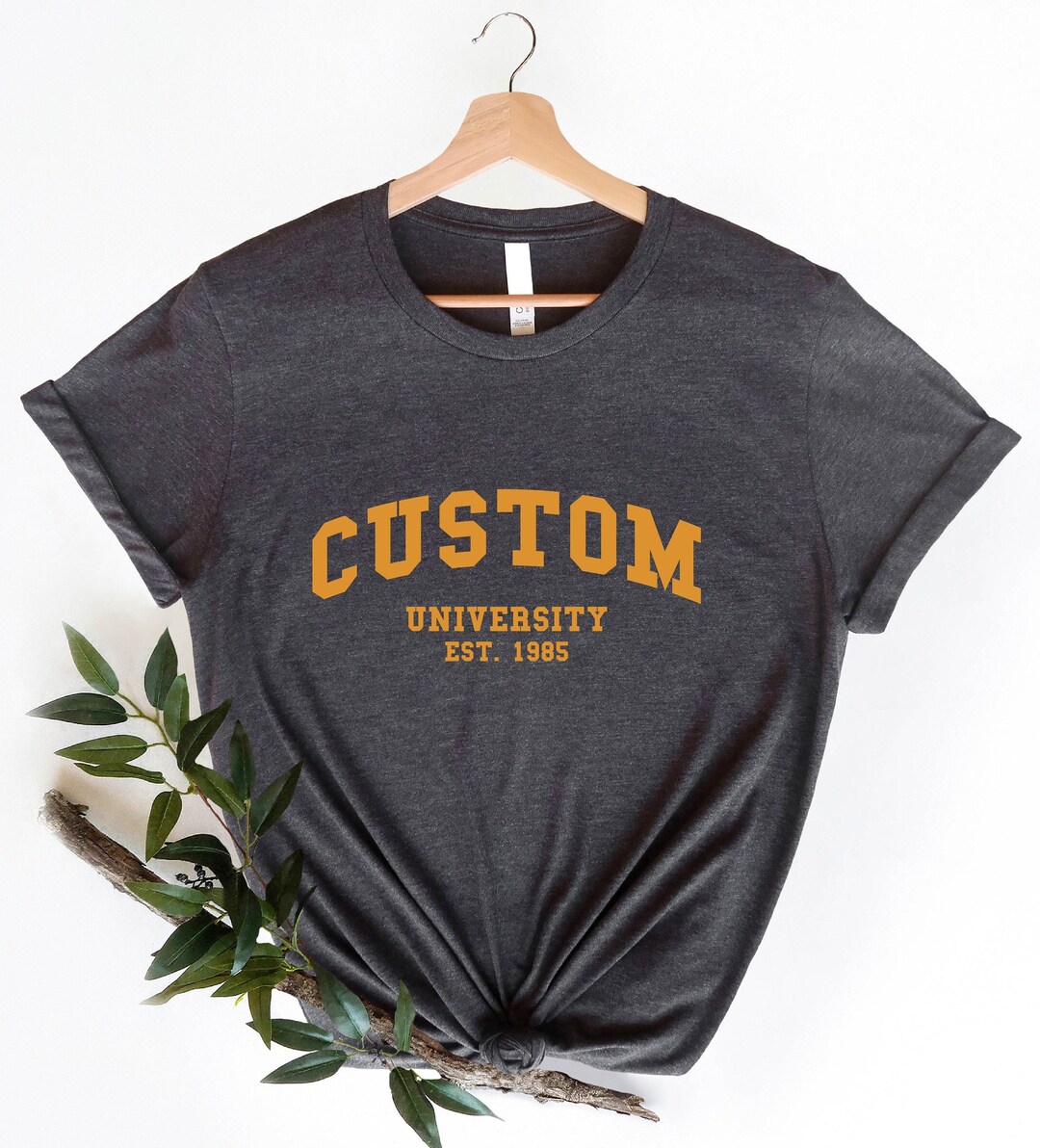 Custom University T-shirt: College Academic Field Shirt - Etsy