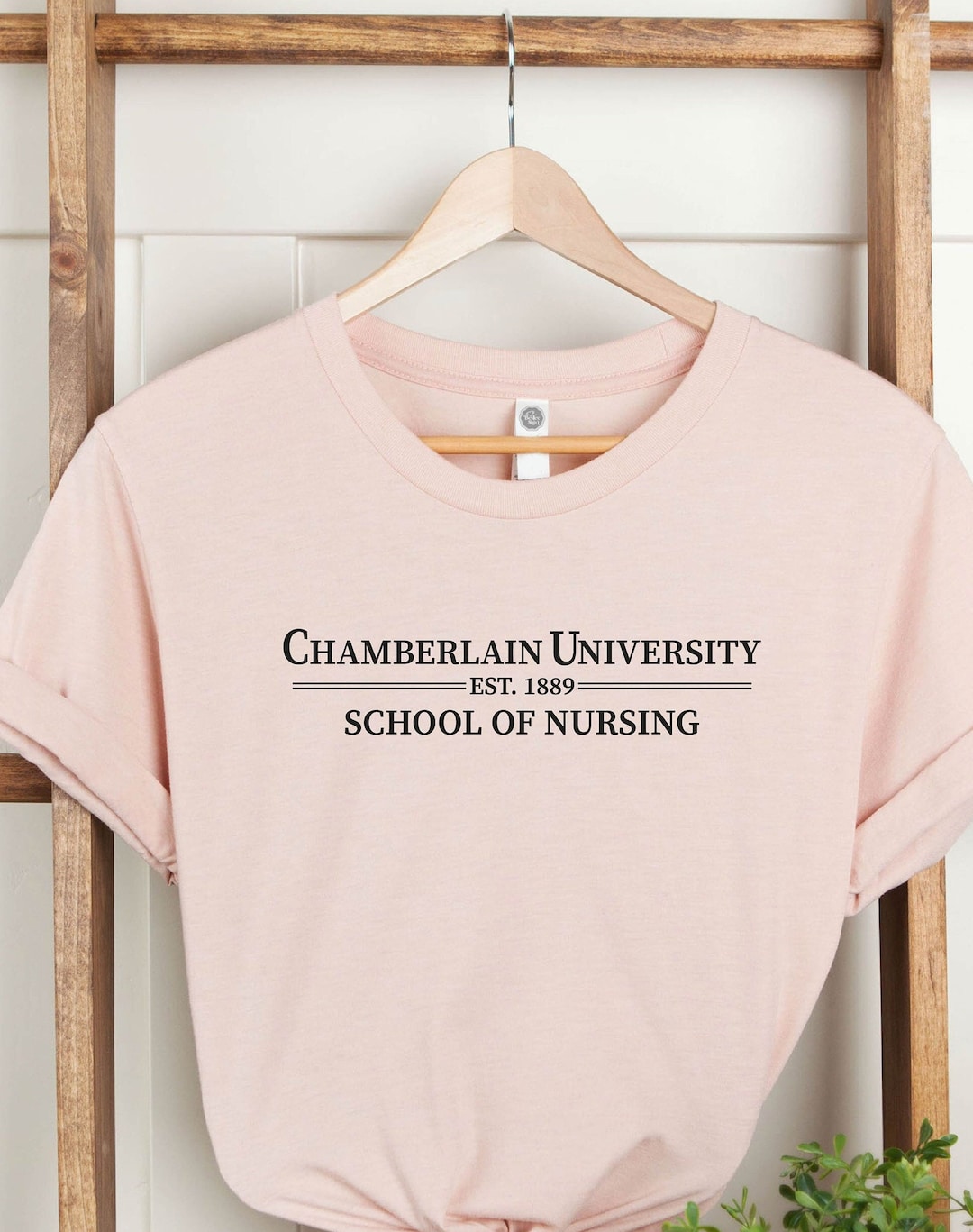 Chamberlain University School of Nursing T-shirt - Customizable Est ...