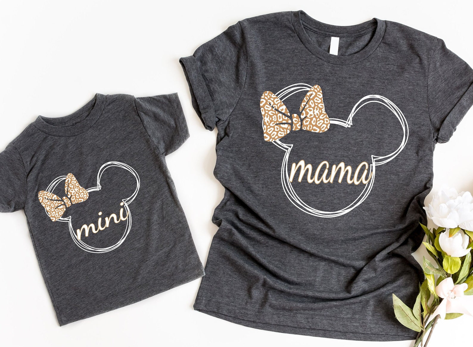 Mickey Mama and Her Mini Shirt: Mother's Day V-neck Tee - Etsy