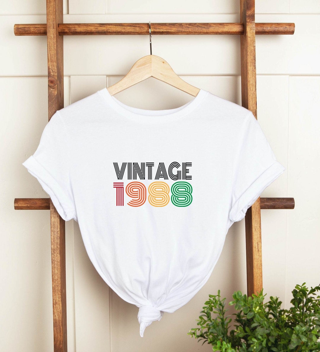 Vintage 1988 Birthday Shirt: Retro 35th Birthday Apparel - Etsy
