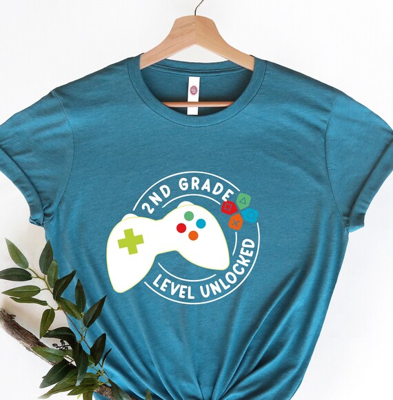 Second Grade Level Unlocked Shirt 2nd Grade Shirts Back to - Etsy