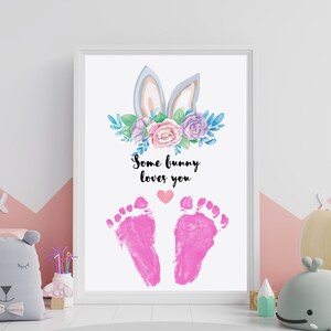 Easter Hand/footprint Art, Some Bunny Loves You, Cracking Easter ...
