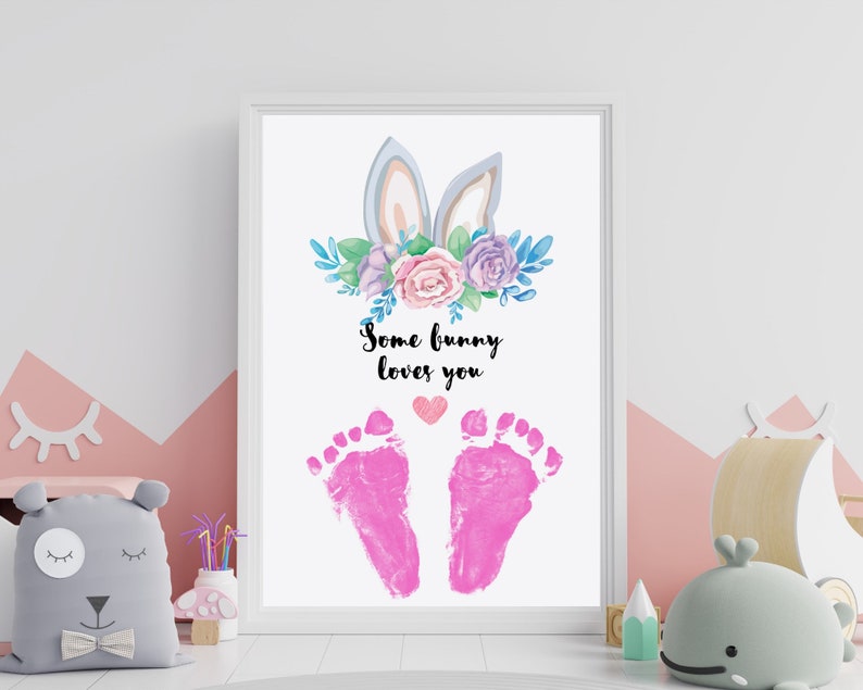 Easter Hand/footprint Art, Some Bunny Loves You, Cracking Easter ...