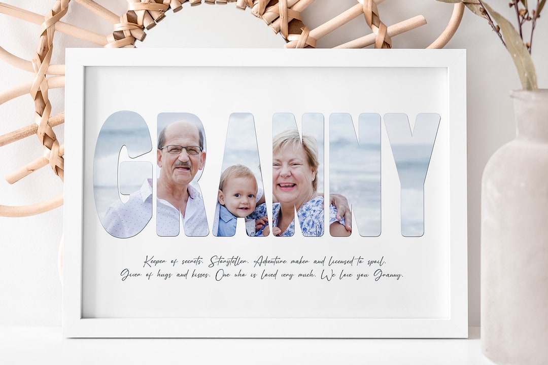Granny - Personalised Photo Collage / Personalised Gifts / Gifts for ...